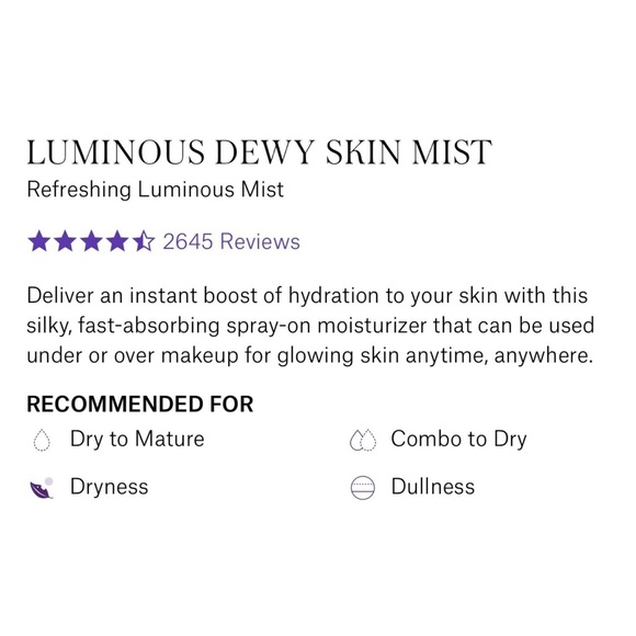 Tatcha | Skincare | New 2x Tatcha Luminous Dewy Skin Mist 2ml Each ...